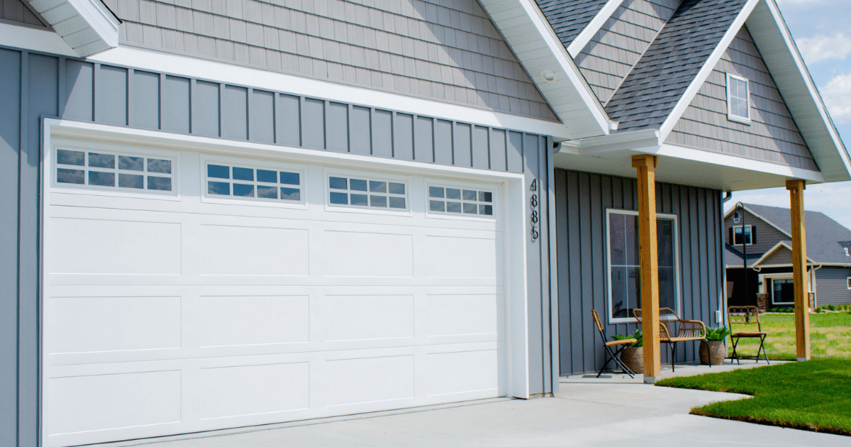 Stylish Garage Door Recessed Panel Designs